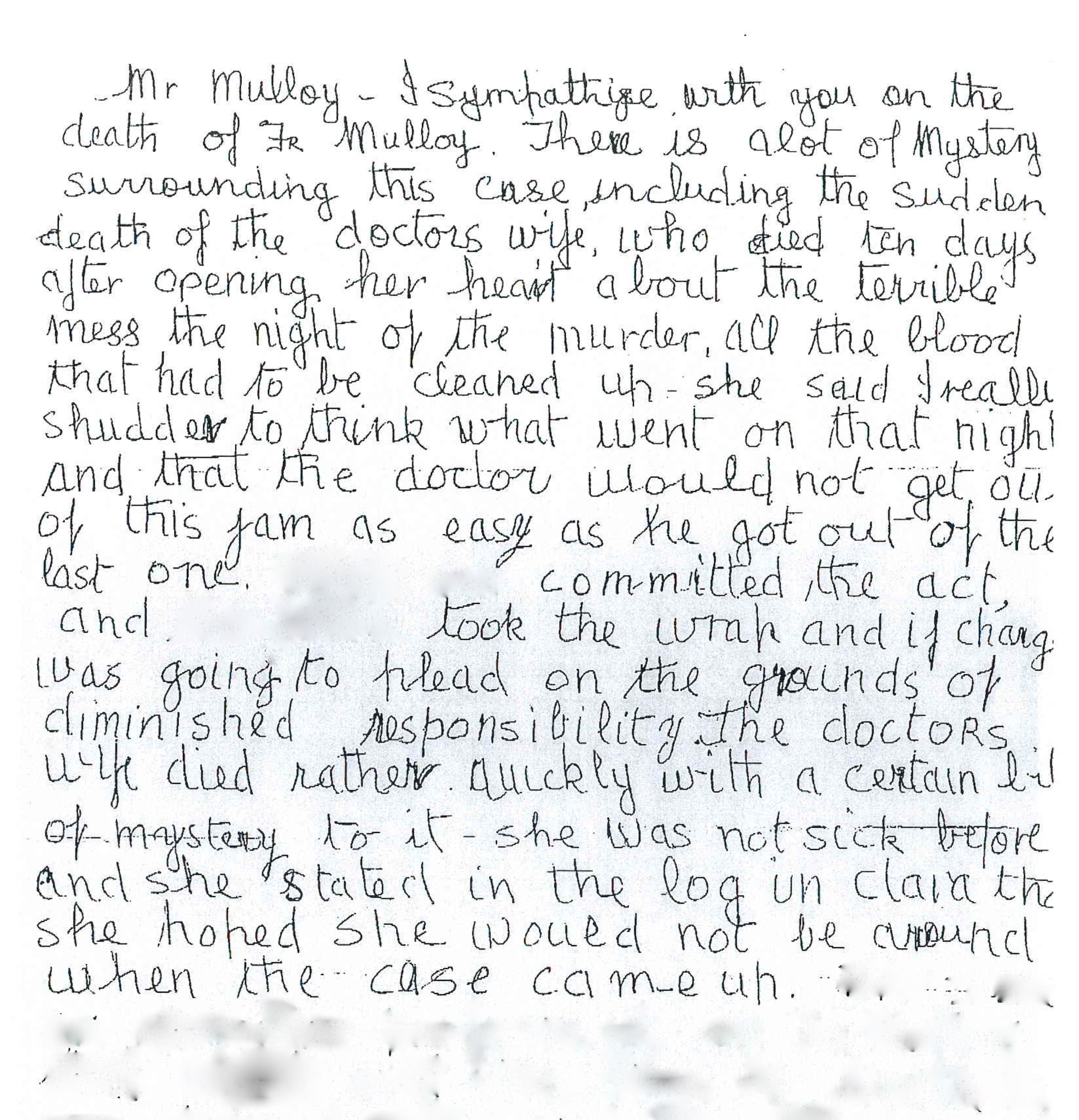 Another Anonymous letter to Molloy Family – Fr. Niall Molloy – Unsolved ...